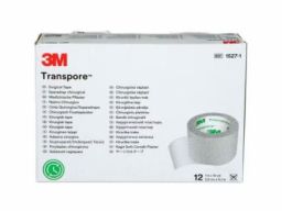 3M Transpore Surgical Tape Clear, Easy, straight, bi-directional tear ...