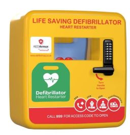 AED Armor Polycarbonate Outdoor Locked Cabinet with Heating & Alarm ...
