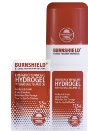Burnshield Burn Blots & Hydrogel Spray | Emergency Burn Care Kit ...