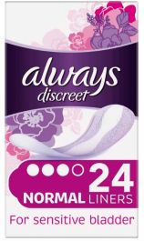 Always Discreet Liners x 24 -MillerMedicalSupplies